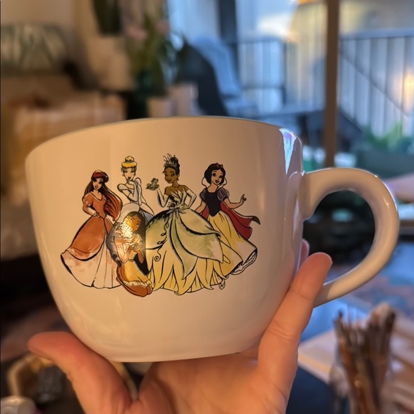 Disney | Dining | Disney Princess Ceramic Mug White | Poshmark